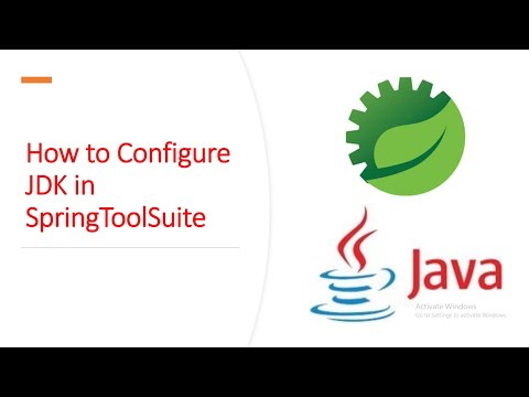 How to configure JDK in Spring Tool Suite #sts