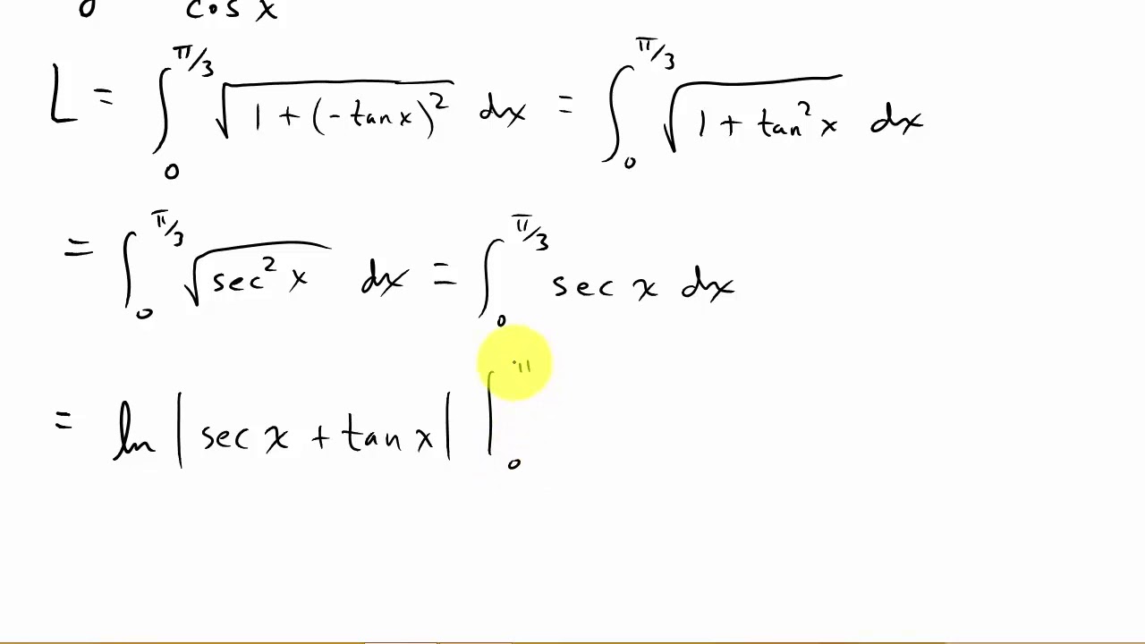 Calculus - Arc Length Example 3