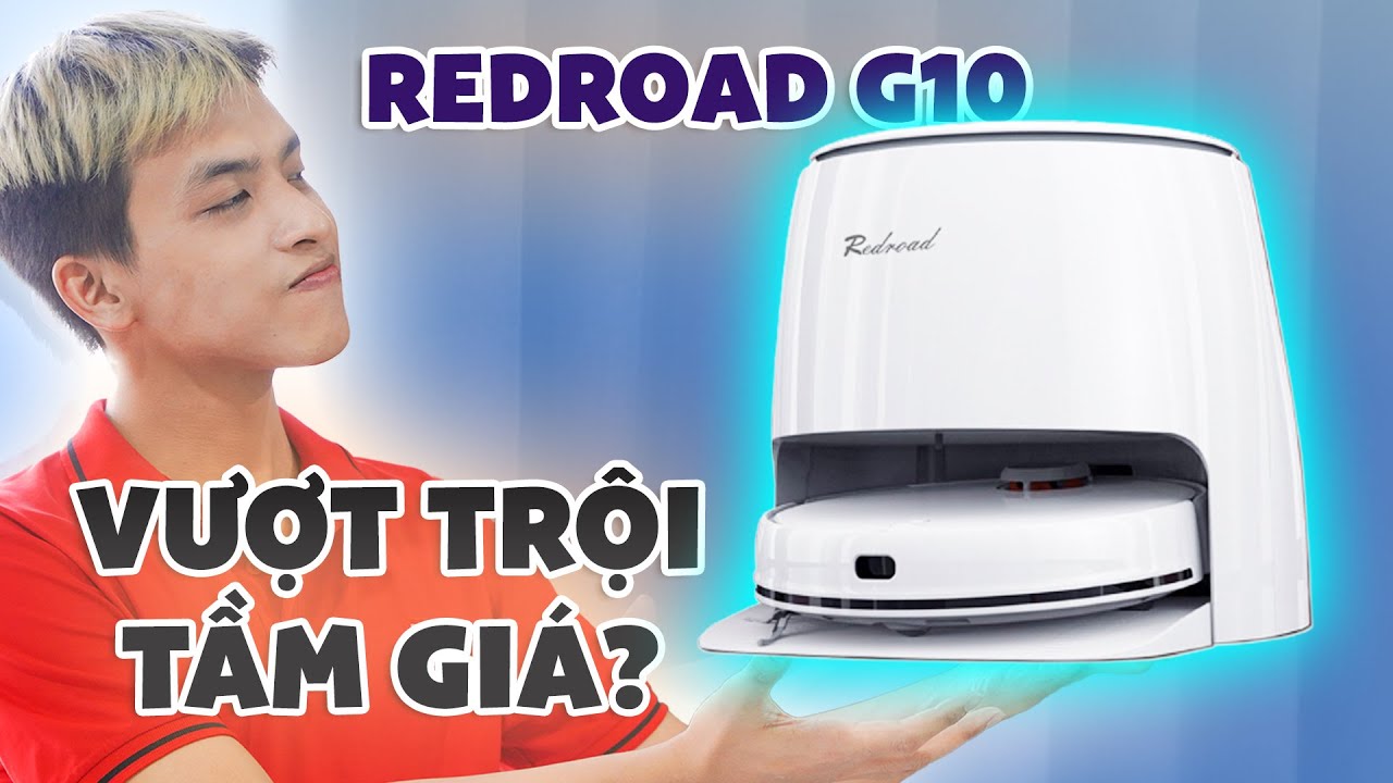 Robot hút bụi lau nhà tự động giặt giẻ Redroad G10 | Giá rẻ