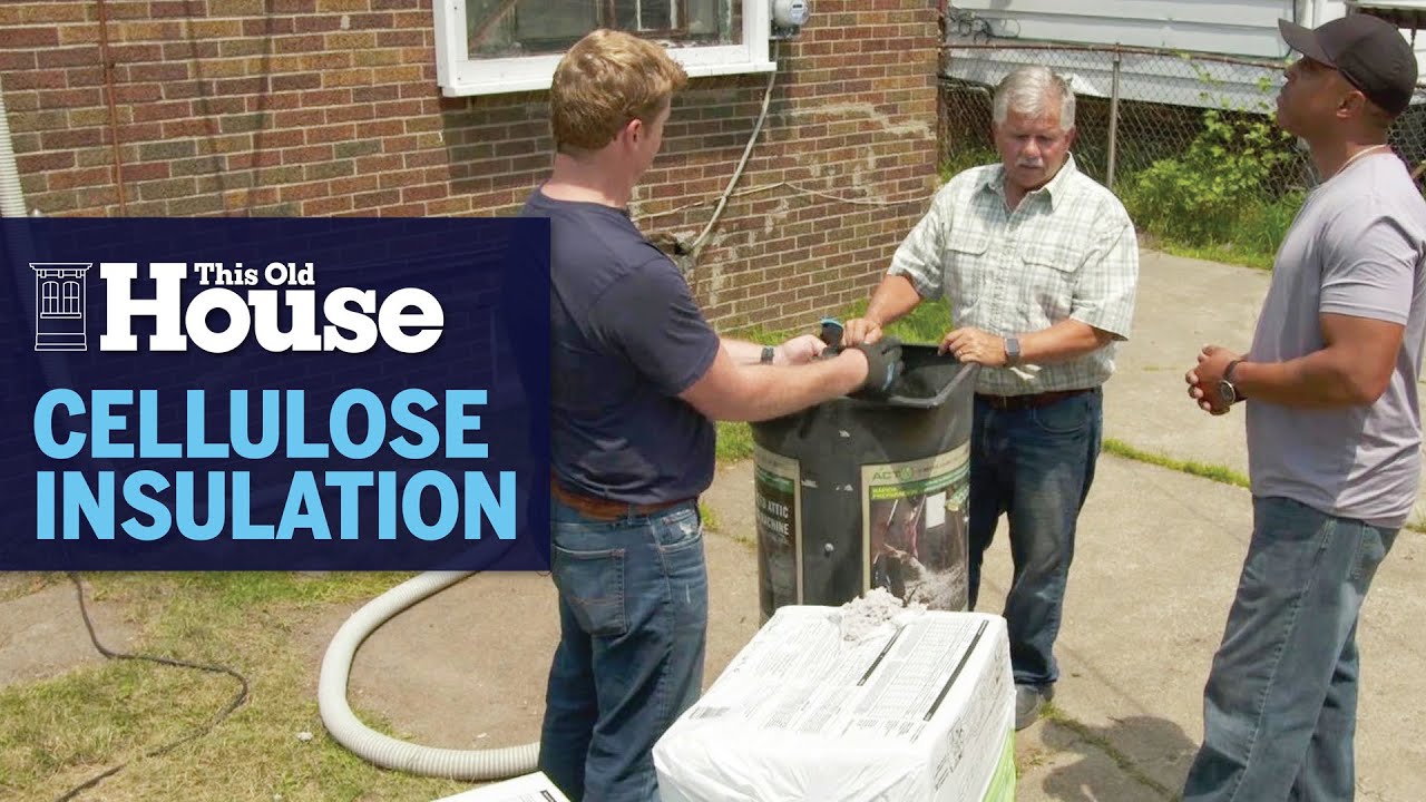 How to Blow in Cellulose Insulation | This Old House