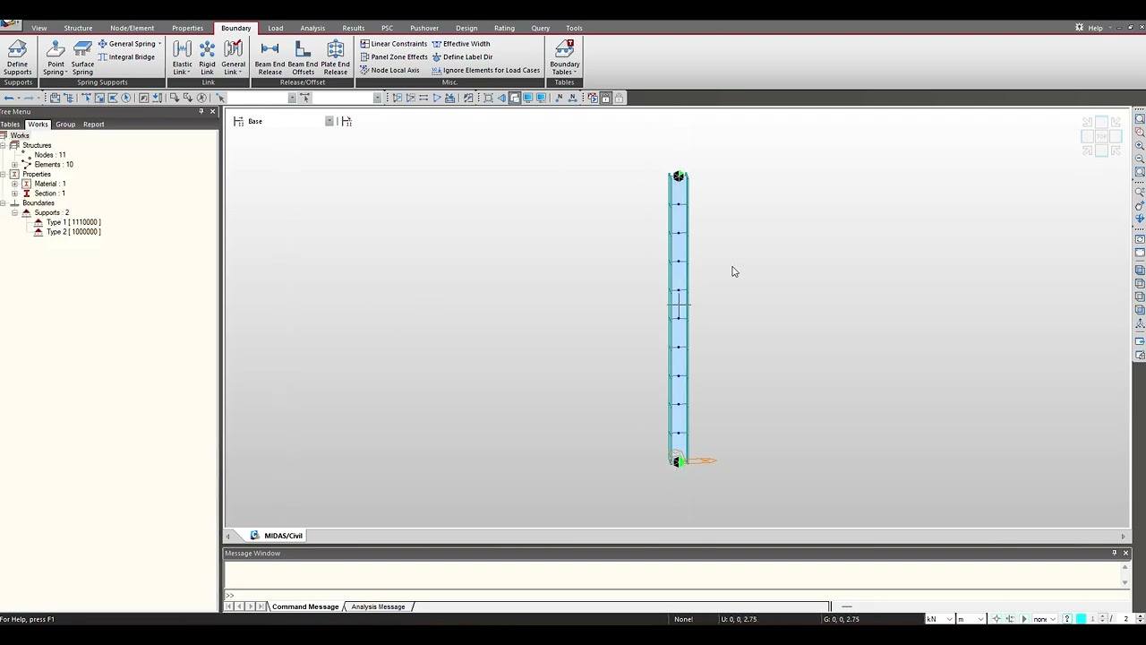 Buckling Analysis in Midas civil