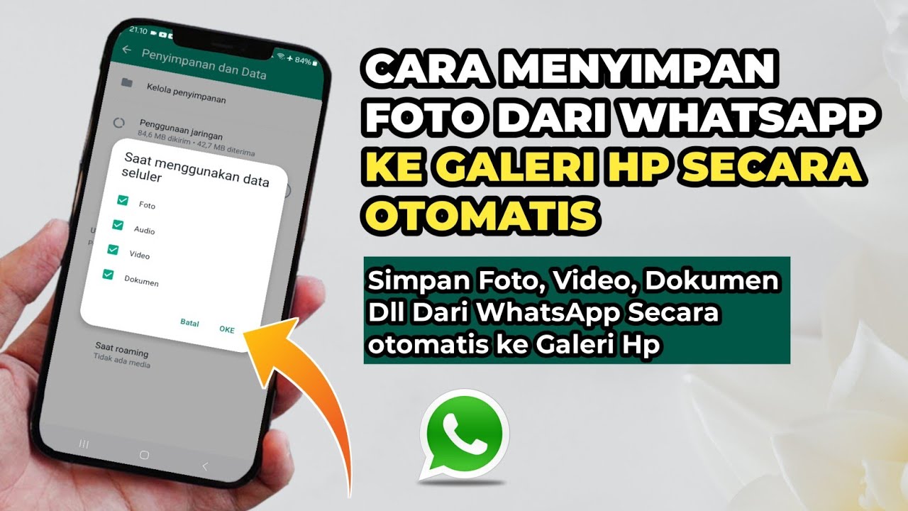Cara Menyimpan Foto Dari WhatsApp ke Galeri Hp Secara Otomatis