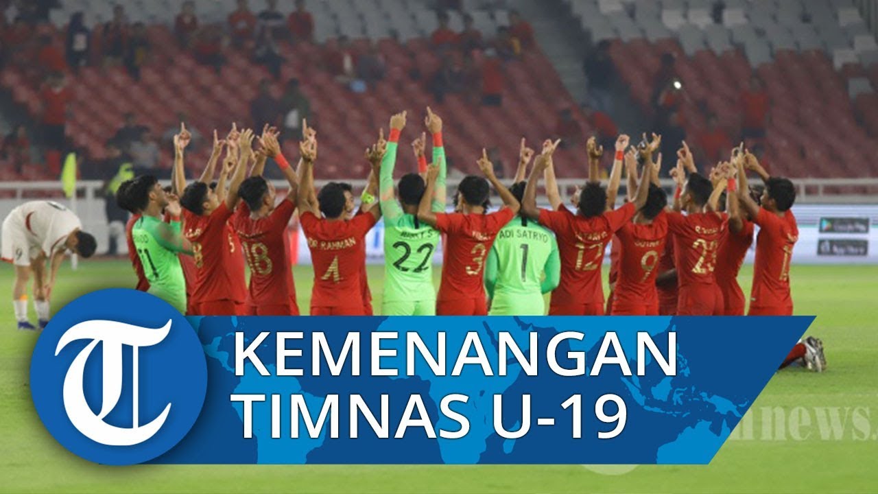 Menyanyikan Indonesia Raya di Kualifikasi Piala AFC U19 2020, Timnas U19 Indonesia Menanggis ...
