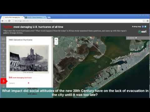 Esri Story Maps for Education: Gallery and Resources