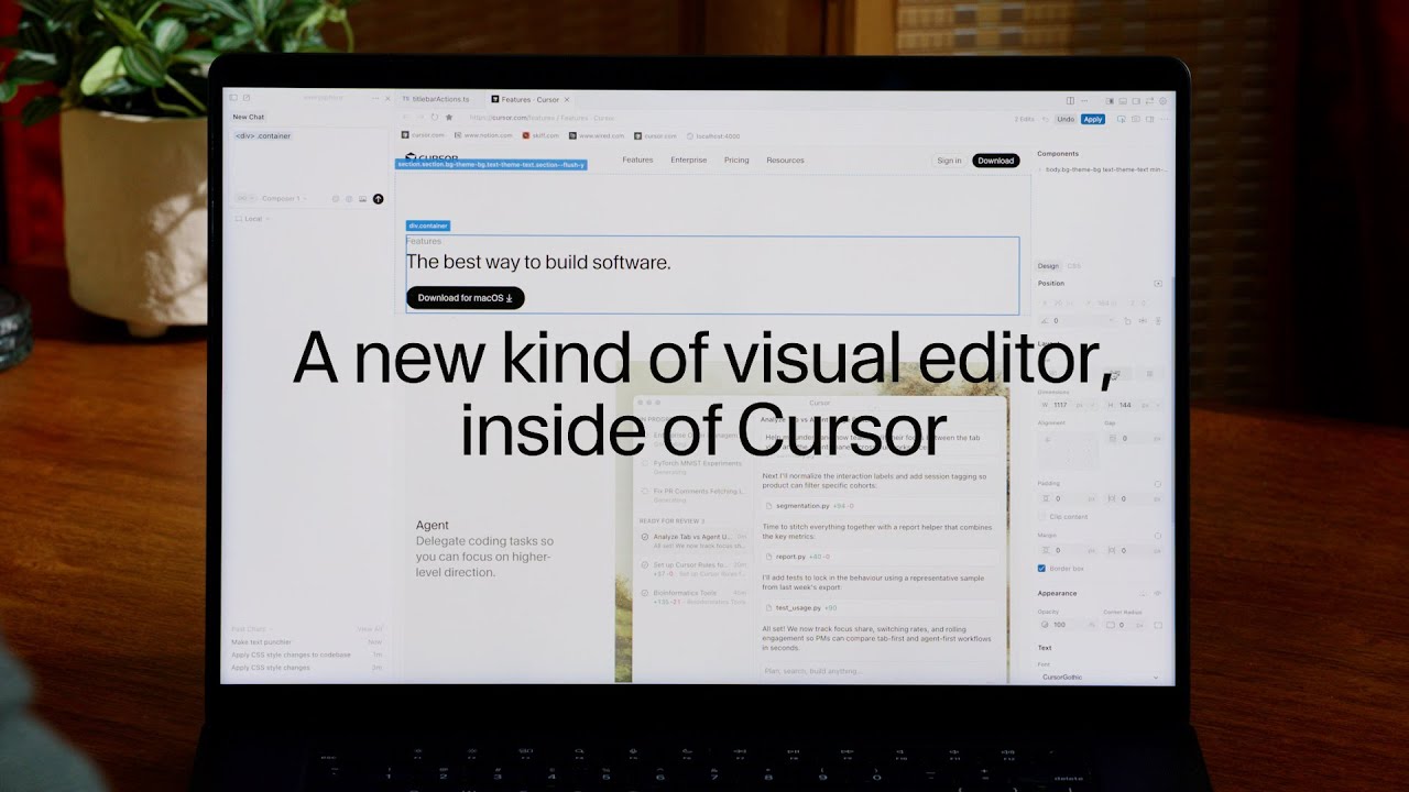 A new visual editor: design directly in your codebase