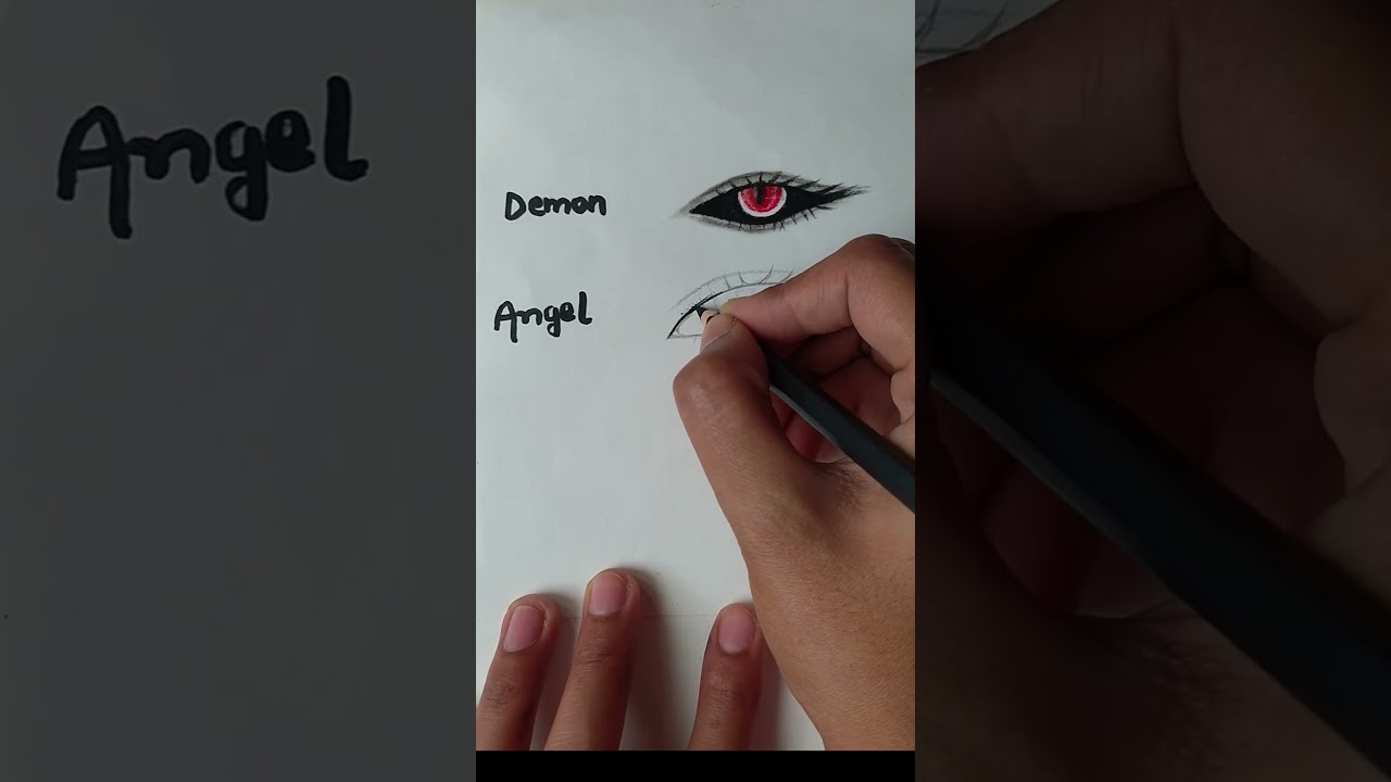 How to Draw ANIME EYES 😳✨ | Easy Step-by-Step Tutorial #shorts #drawingtutorial