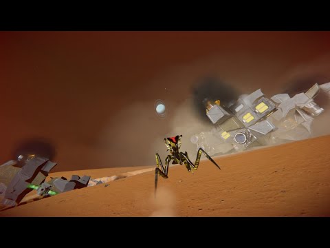 Steam Community :: Video :: Space Engineers : Reaver attack. Going down ...