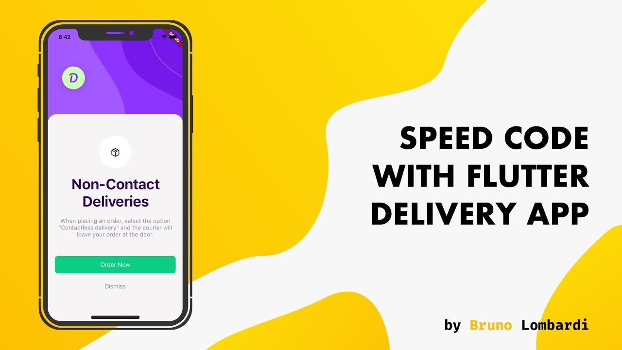 Flutter UI Speed Code – Delivery App