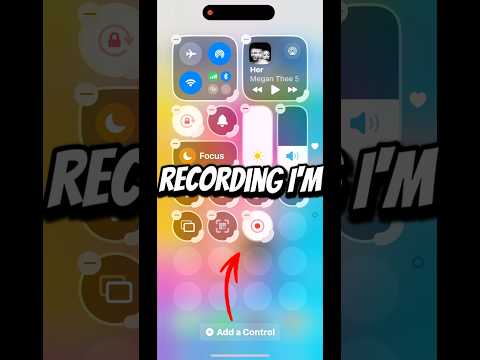 How to Screen Record on an iPhone #techtips #iphonetips #lifehacks