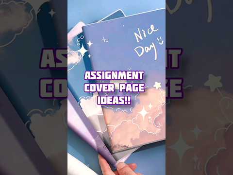 Cover Page Designs!! ????❄️ #shorts #border #design #assignment