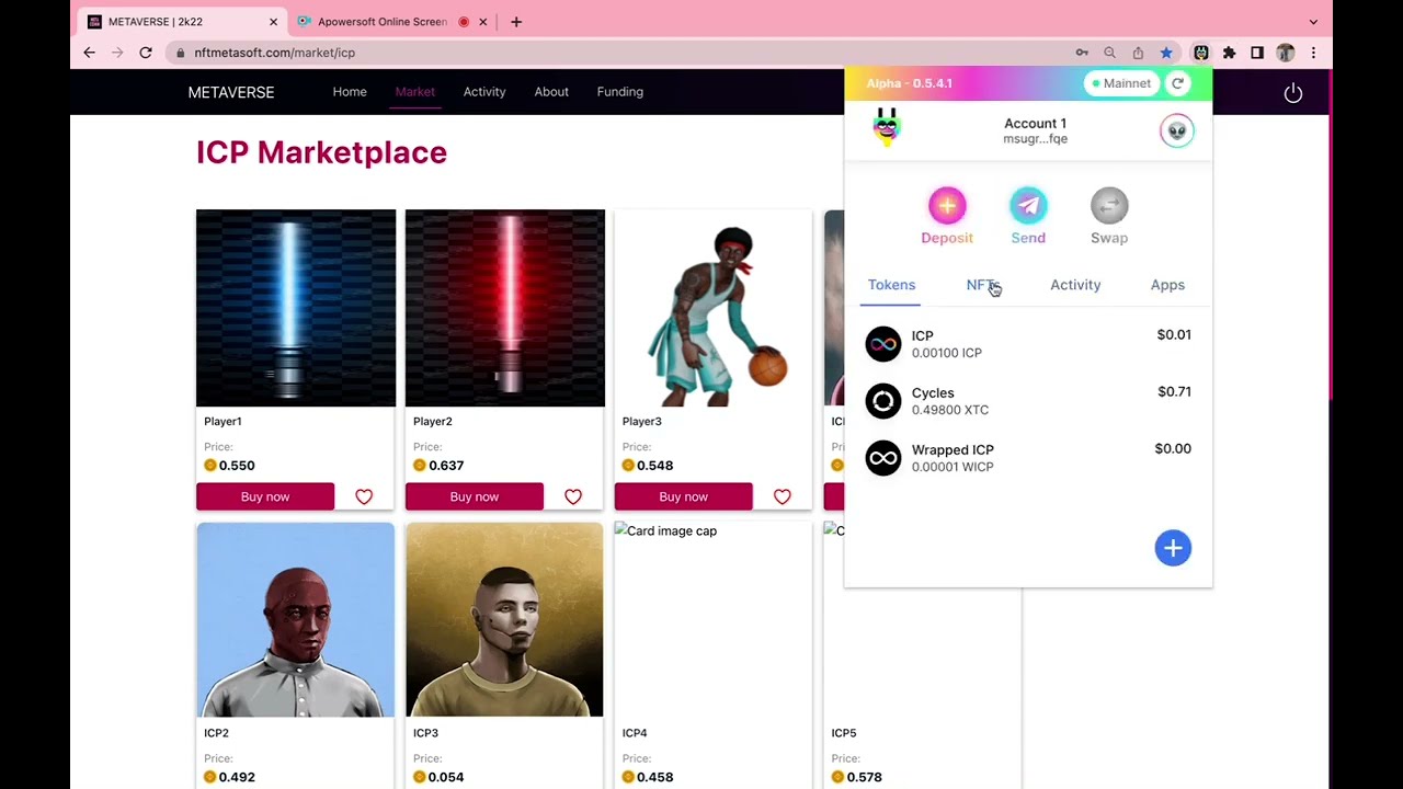 Multichain NFT marketplace by SK Metasoft