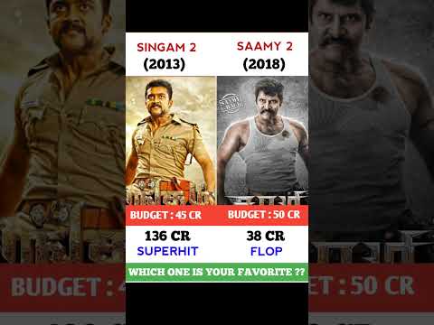 Singam 2 Vs Saamy 2 Movie Comparison || Box OfficeCecollection #shorts #surya #leo #singam2 #saamy2