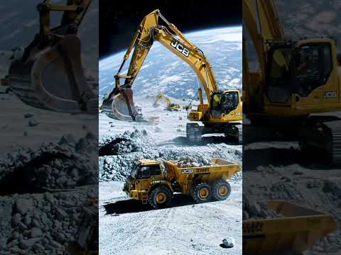 #Lunar Mega Build#Synchronized Machines on the Moon#ai #shorts #full hd