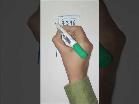 Square root | how to find square root of any number by division method | math tricks | #Shorts 1080p