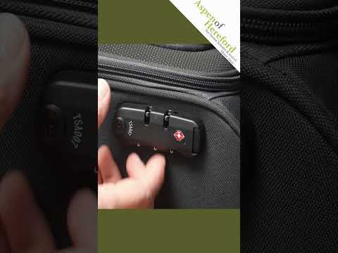 Setting the lock code - American Tourister Sea Seeker Case