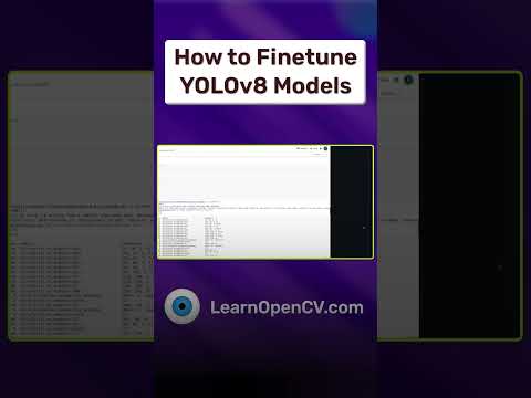 #shorts Yolov8 Model Fine-tuning