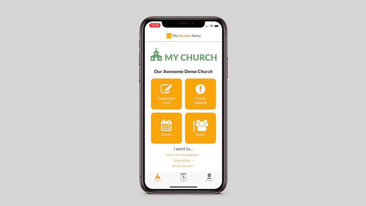 Getting Started with the My Sermon Notes App