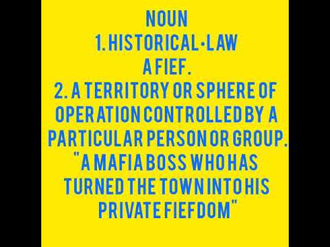 Learnology: How to pronounce "Fiefdom"