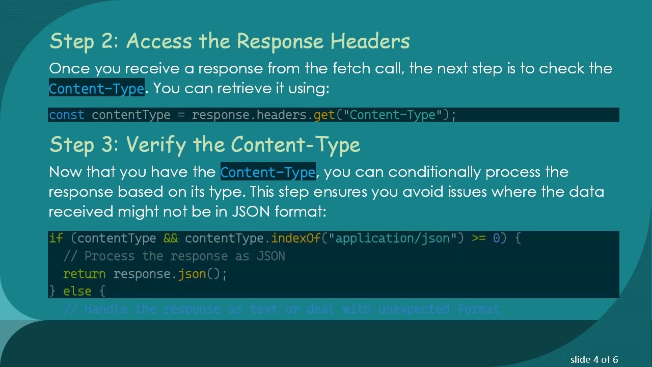How to Check the Content-Type of API Responses in React Native