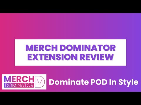 Merch Dominator For Merch By Amazon & KDP - Chrome Web Store