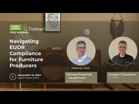 WEBINAR: Navigating EUDR Compliance in Your Supply Chain | News | Deeplai | TimberID