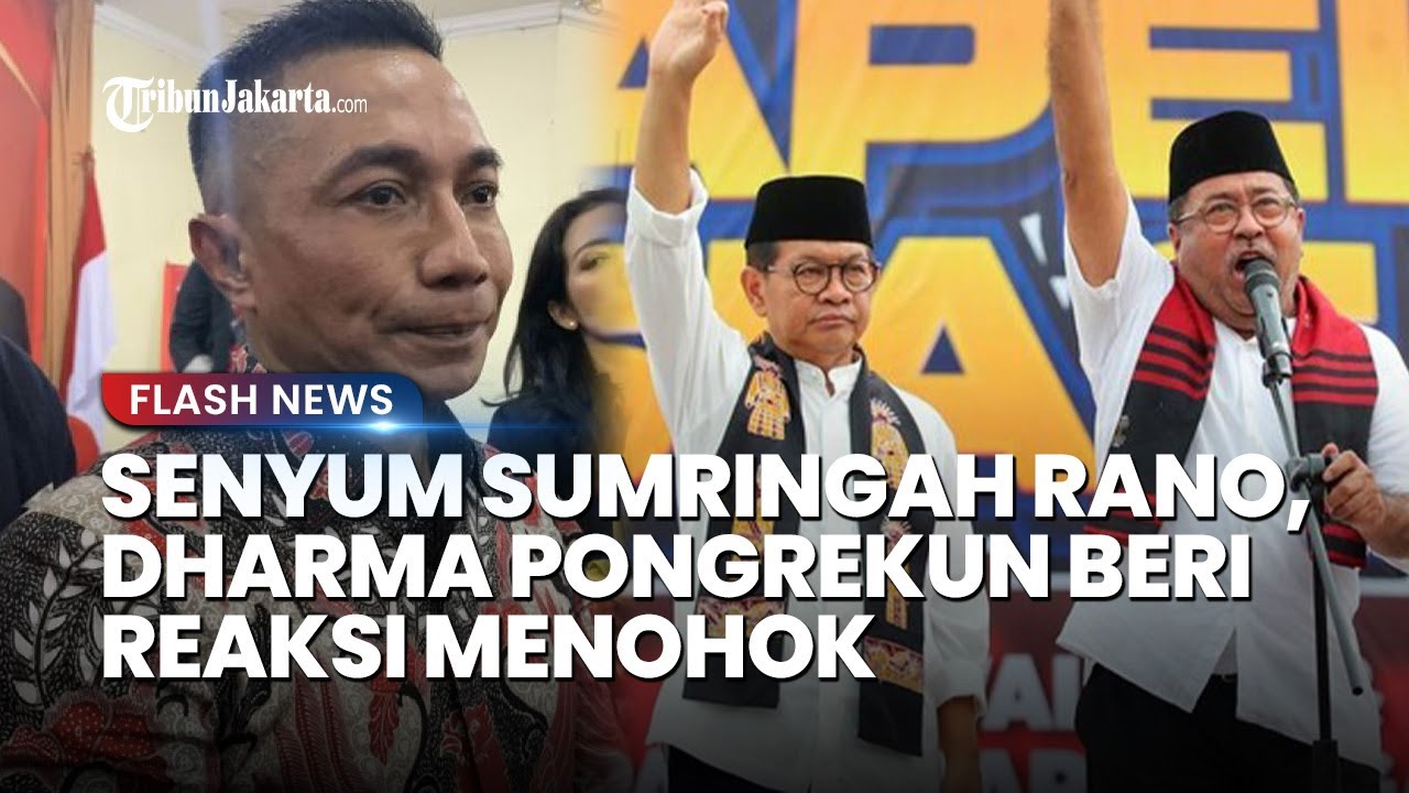 SENYUM SUMRINGAH Rano Karno Unggul di Quick Count Pilkada Jakarta, Dharma Pongrekun Bereaksi ...