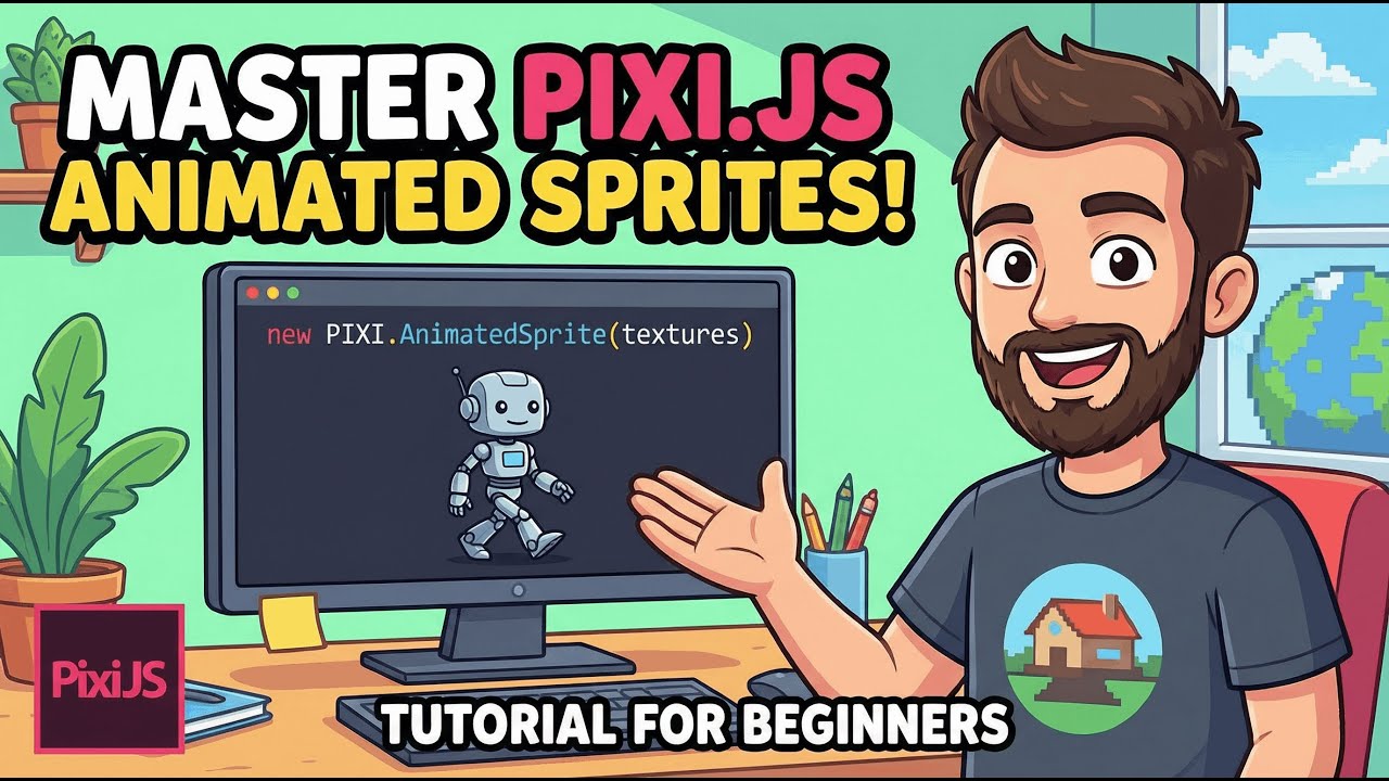 ✈️ PixiJS Animation Tutorial (Spritesheets)