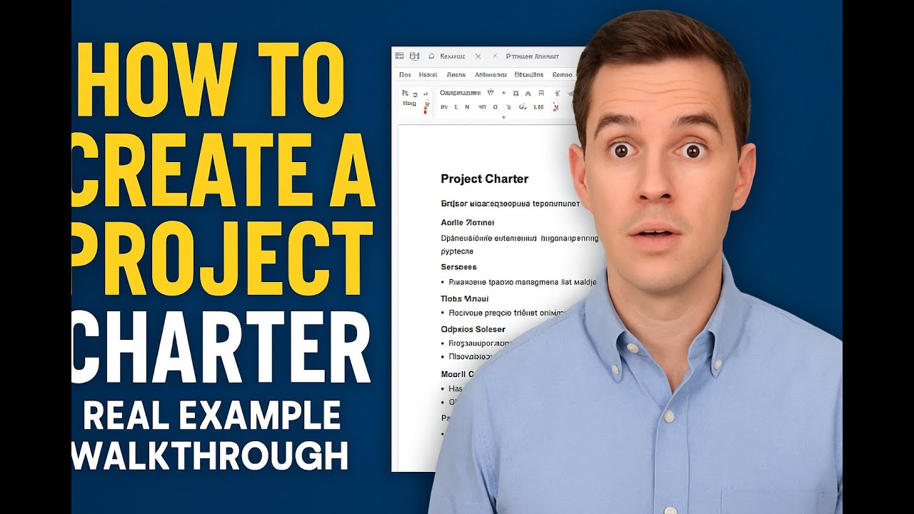 How to Create a Project Charter | Real Example  (Step-by-Step)