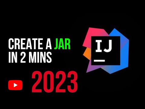 how to create a jar file in intellij 2023.