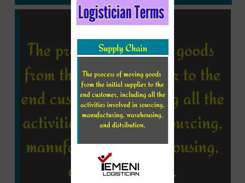Supply Chain Definition | Logistics and Supply Chain Terms and Concepts