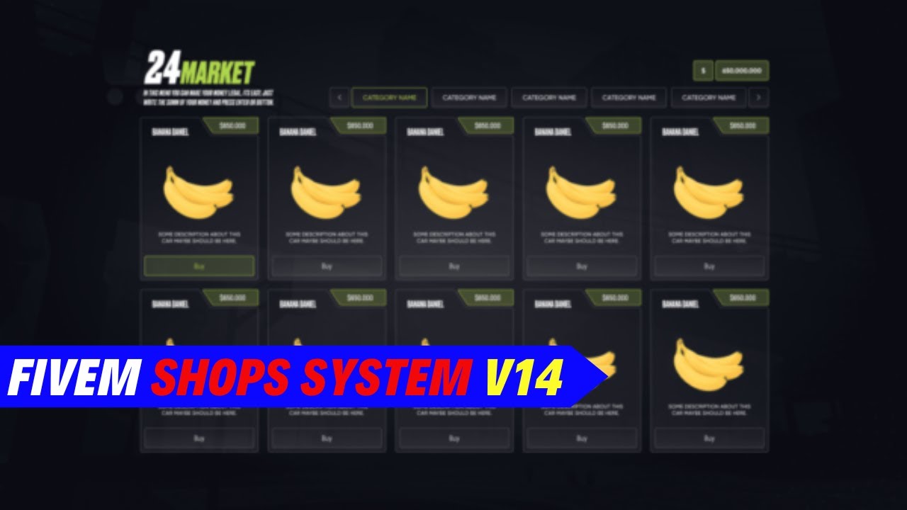 Fivem Shops System V14 [ ESX ] - Fivem Shop - FiveM Scripting | Fivem Scripts