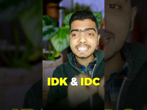 True Meaning of IDK & IDC π #shorts #englishwithsachin