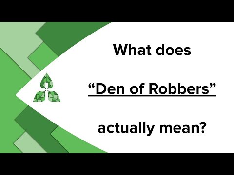 What Does "Den of Robbers" Actually Mean? | #SundaySoundbite