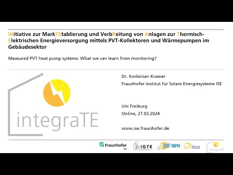 Photovoltaic-Thermal hybrid Systems – Make the Most Out of Your Space! - Dr. Korbinian Kramer