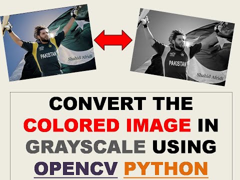 How to convert the #ColoredImage in #GrayScale | #openCV #Python