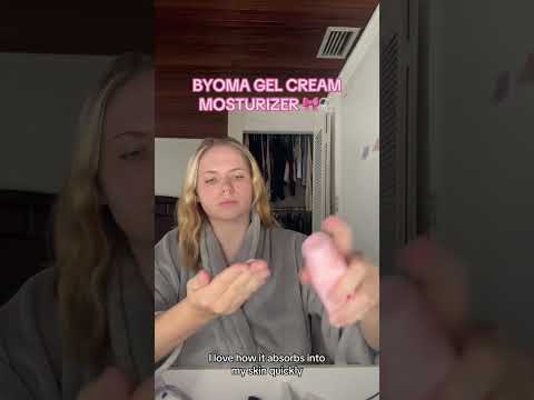 The BYOMA gel cream mosturizer has my heart🩷 (NOT sponsored) #byoma