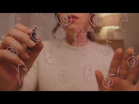 ASMR *actually* drawing symbols in your aura (reiki for sleep)