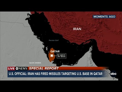 Iran launches attack on US base in Qatar