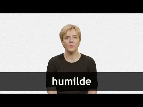 Traducción en inglés de “HUMILDE” | Collins Diccionario español-inglés