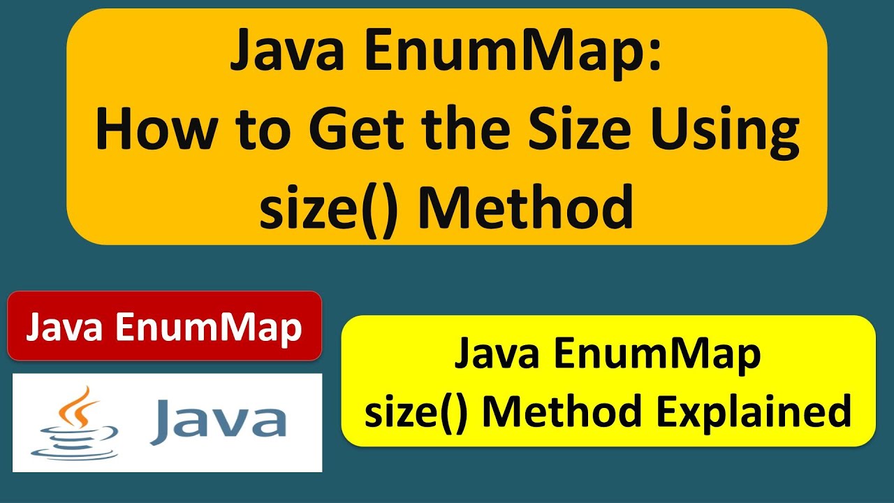 Java EnumMap: How to Get the Size Using size() Method | EnumMap in Java