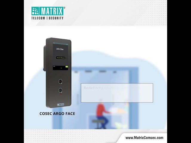 Attendance System - Matrix Cosec Argo Face Biometric Trader ...