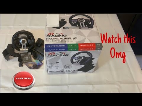 Unboxing the Xr racing wheel:pxn racing wheel