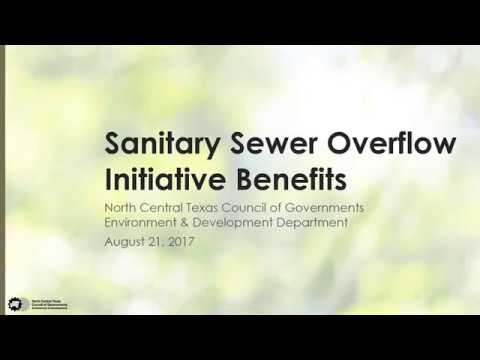 Sanitary Sewer Overflow Initiative Benefits webinar - 8-21-2017
