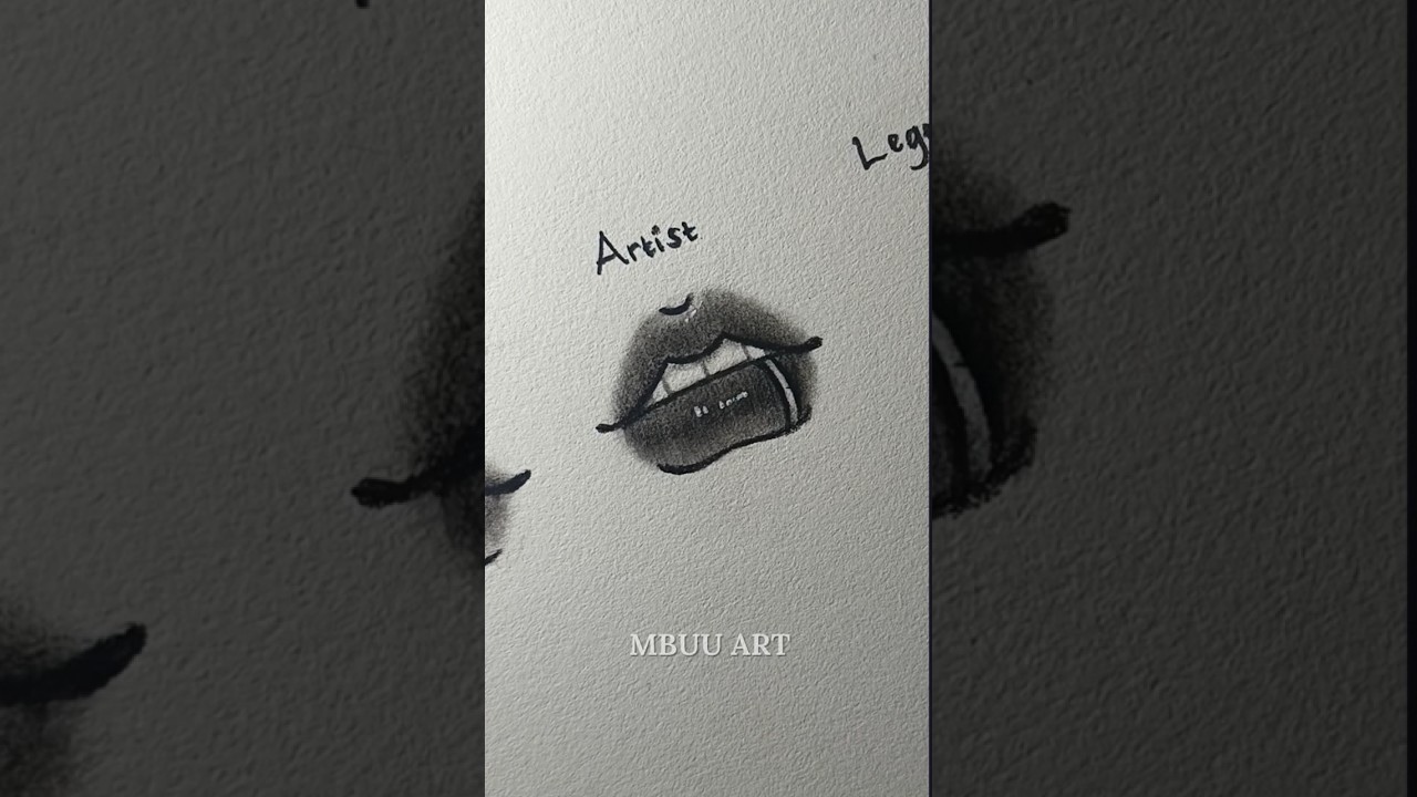 How to draw lips SIMPLE to LEGEND✏️ #drawing ##tutorial #howtodraw #sketch #art #shorts