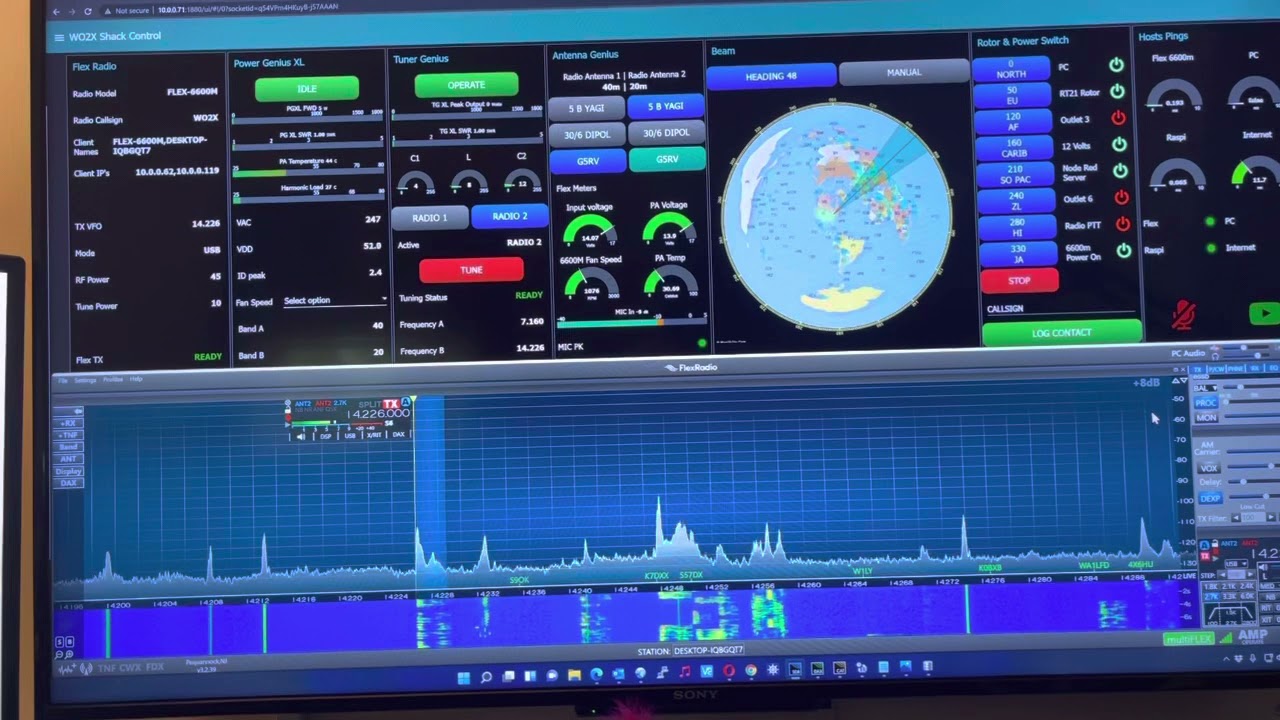 StreamDeck integration with Node Red using web socket and FRStack REST commands