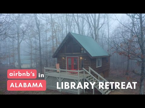 This Cozy Cabin in Mentone is a Book Lover's Dream! | Alabama Airbnbs