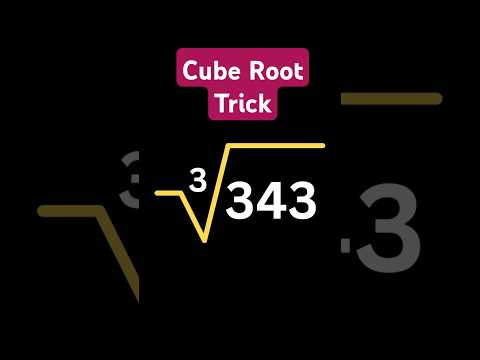 OLYMPIADS || How to Solve ³√343 || Can You Solve for t? #maths