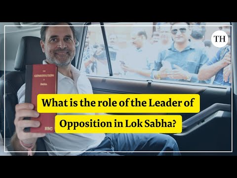 What is the role of the Leader of Opposition in Lok Sabha?