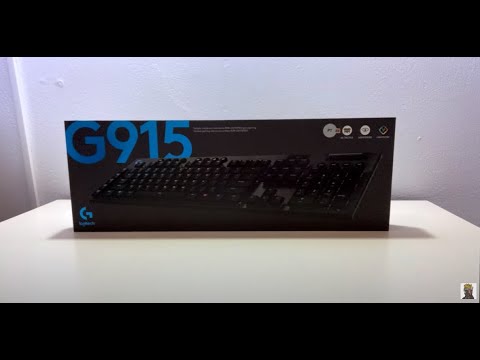 Logitech G915 Lightspeed RGB Wireless PT GL Tactile Switches - Unboxing - #logitech - #logitechg915
