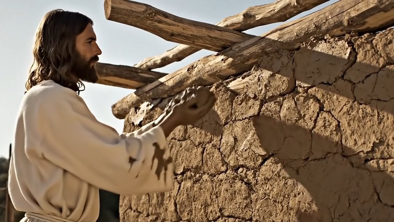 A Cinematic AI Vision: Jesus Building a Clay House (AI Tribute)
